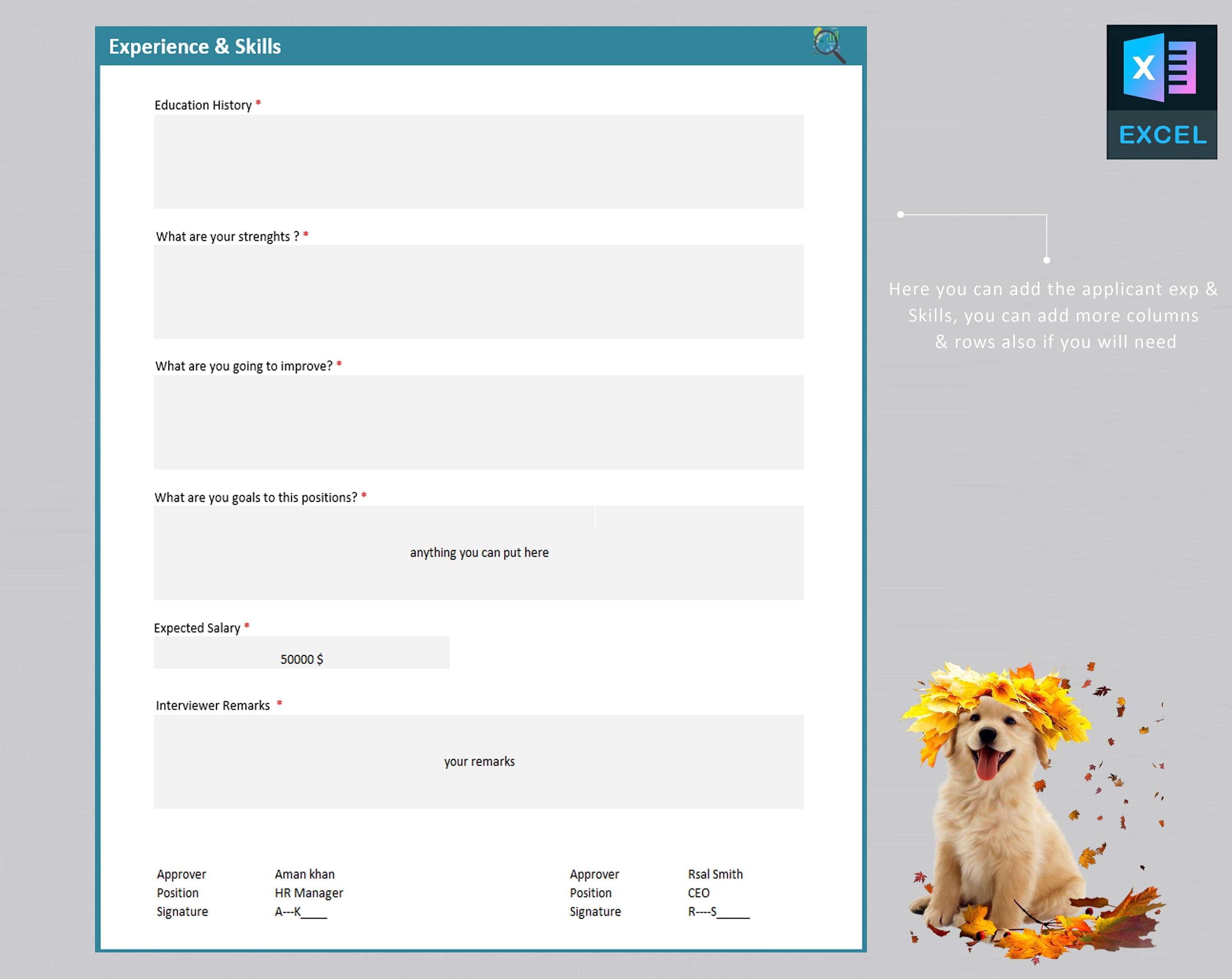 Professional Interview Form Template Job Interview Interview Template ...