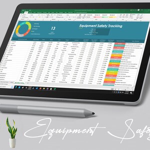 Equipment Safety Tracking Matrix Template | Tools Safety Tracking ...