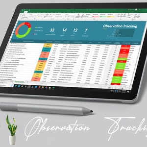 Observation Tracking Matrix Template | Health and Safety Template ...