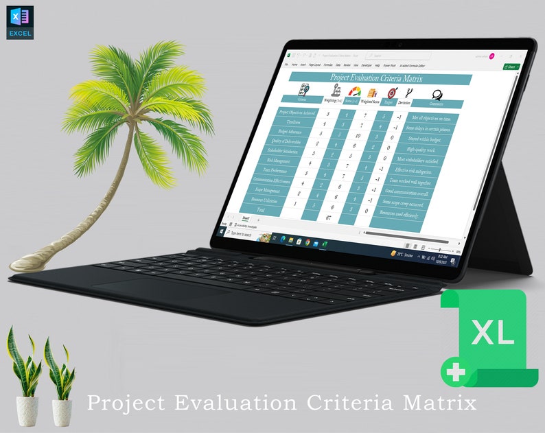 Project Evaluation Criteria Matrix | Project Management | Project ...