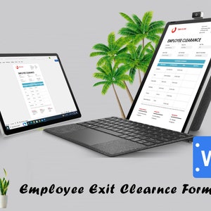 Employee Clearance Form | Employee Exit | Employee Departure | Employee ...