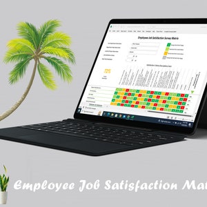 Employee Job Satisfaction Matrix Ultimate HR Excel Templates Assessment ...
