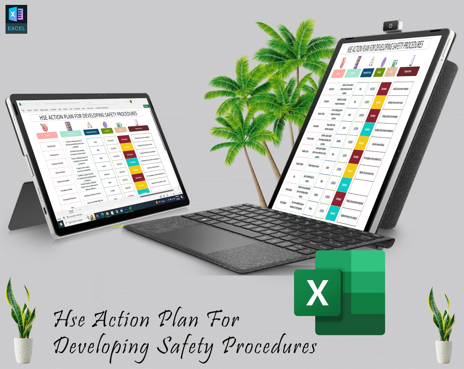 HSE Action Plan for Developing Safety Procedures | HSE SOP | Health and ...