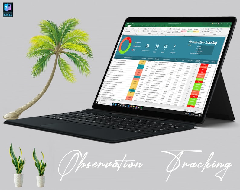 Observation Tracking Matrix Template | Health and Safety Template ...