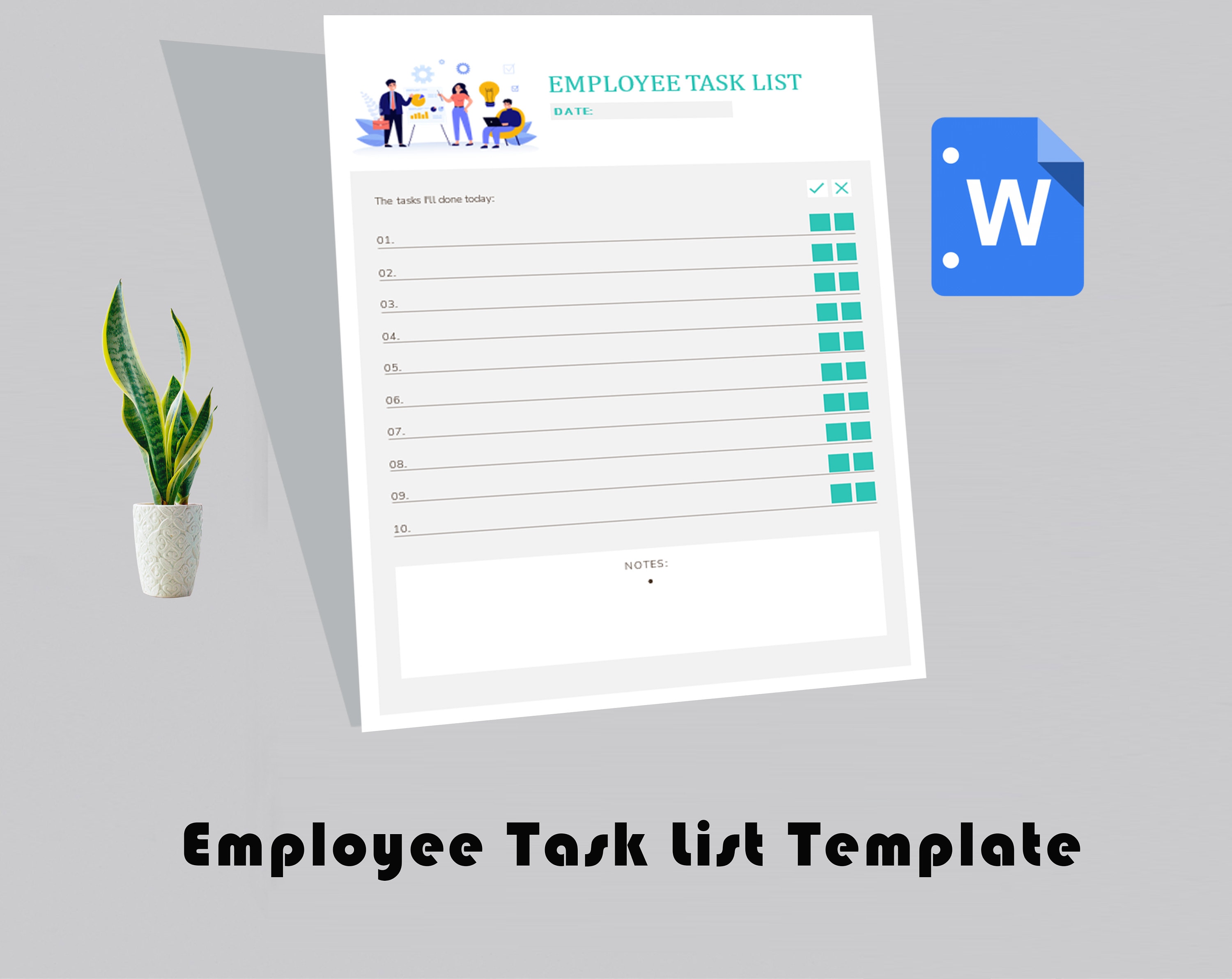 Editable Employee Task List Task Management Employee Task Management ...