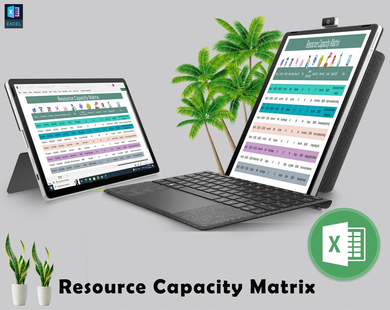 Resource Capacity Matrix | Resource Management | Project Planning Tools ...