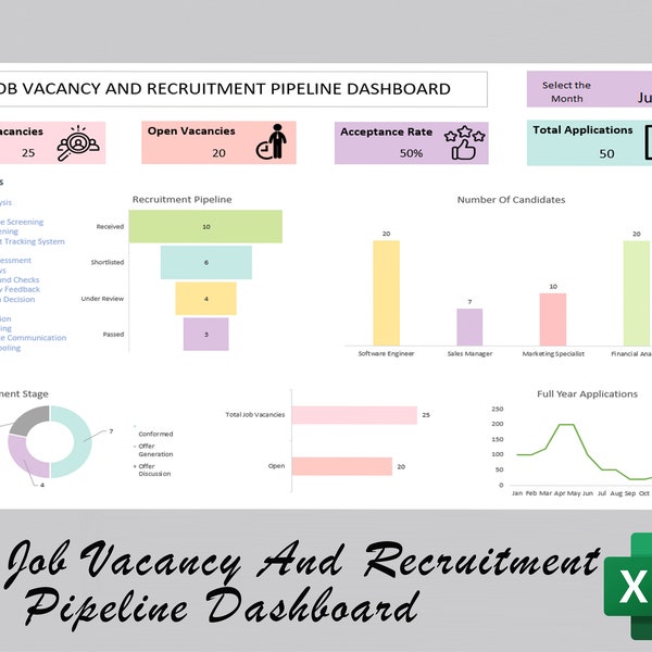 Recruitment Tracking Matrix Recruitment Tracker Excel Recruitment ...