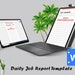 Printable Daily Job Report Template | Daily Productivity | Daily Work ...