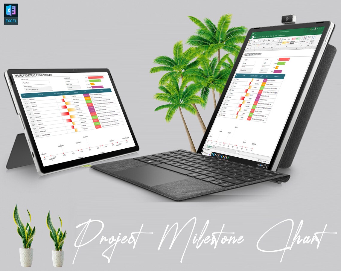 Project Milestone Chart Template | Project Template | Project ...