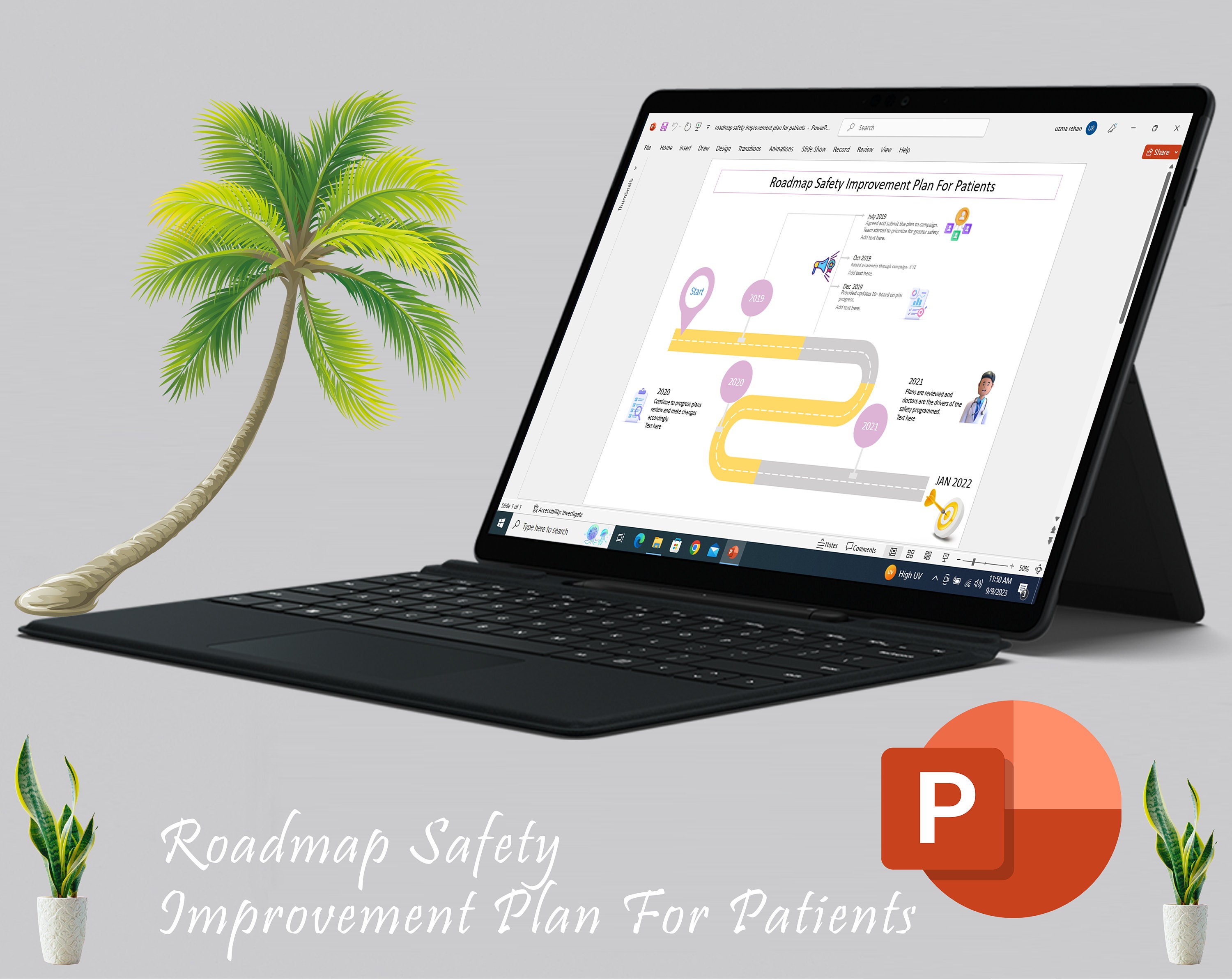 Safety Improvement Plan Roadmap Template | Health and Safety Policies ...