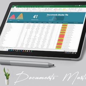 Document Tracking Matrix Template | Document Organizer | Document ...