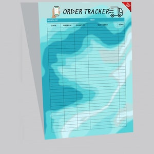 Small Business Order Tracker | Order Tracking | Order Log | Purchase ...