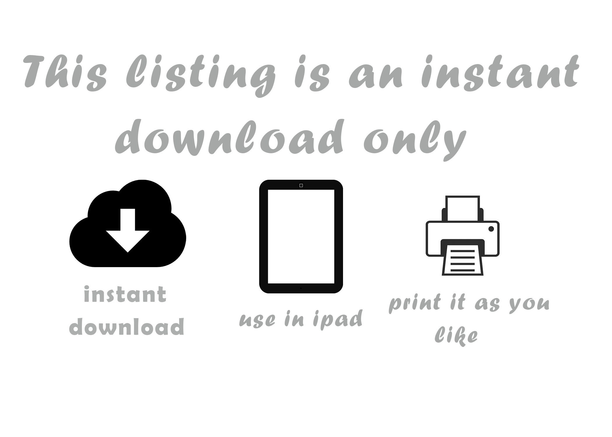 Exam Study Planner Printable Pack Exam Planner Student Planner Study ...