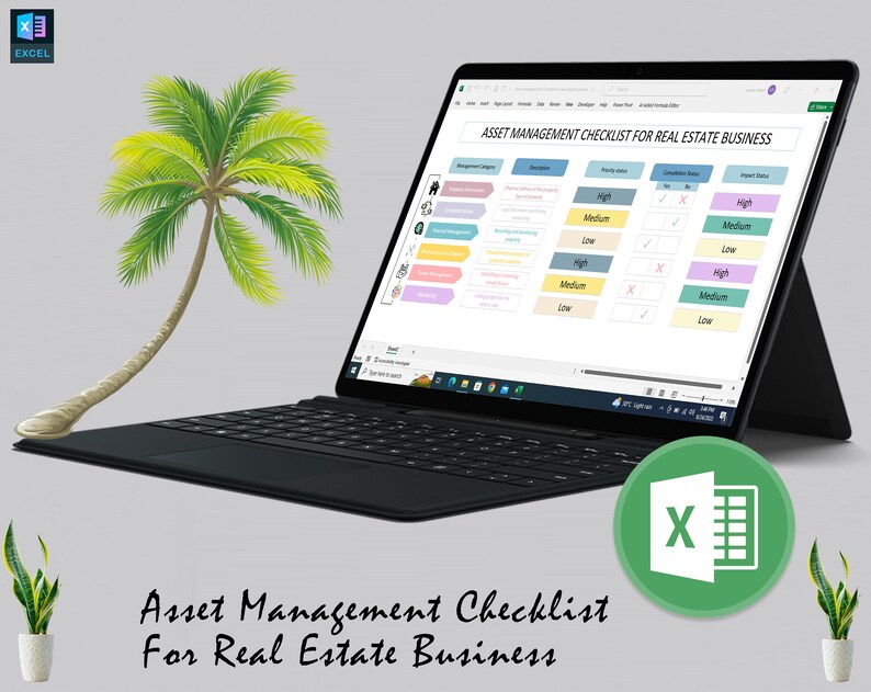 Asset Management Checklist for Real Estate Business Real - Etsy