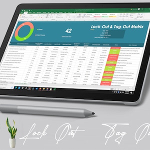 Lockout Tagout Tracking Matrix | Lockout Tagout Station | Lockout ...