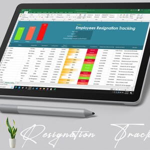 Employee Resignation Tracking Matrix Template | Human Resources ...
