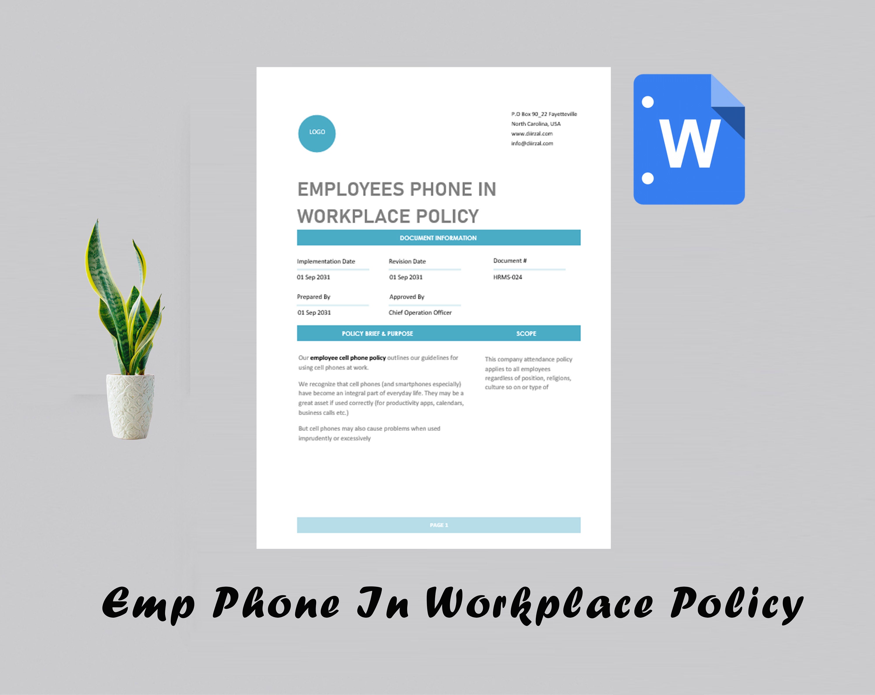 Employee Phone Usage Policy | Employee Policies | HR Policies and ...