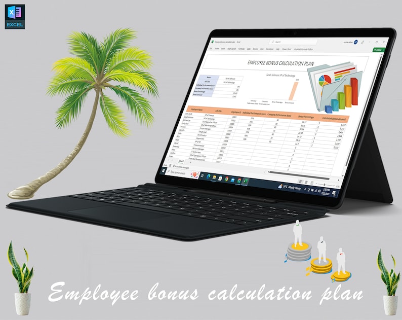 Employees Bonus Calculation Planner | Employee Performance | Human ...