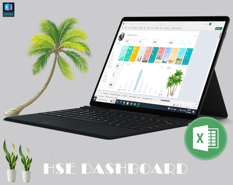 HSE Dashboard | Health Safety Environment Dashboard | Safety KPI ...