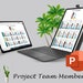 Project Team Members Chart | Project Management Template | Project ...