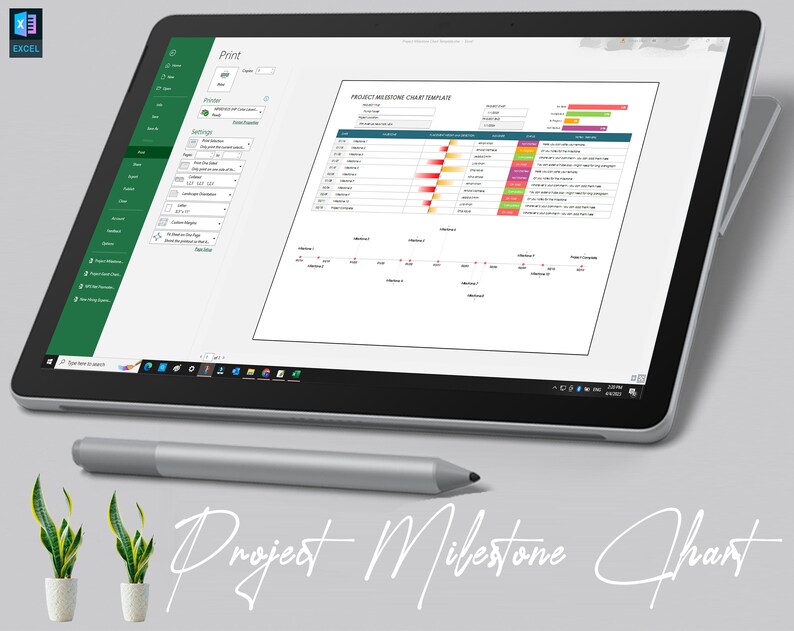 Project Milestone Chart Template | Project Template | Project ...