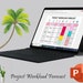 Project Workload Forecast Template | Project Management | Work Task ...
