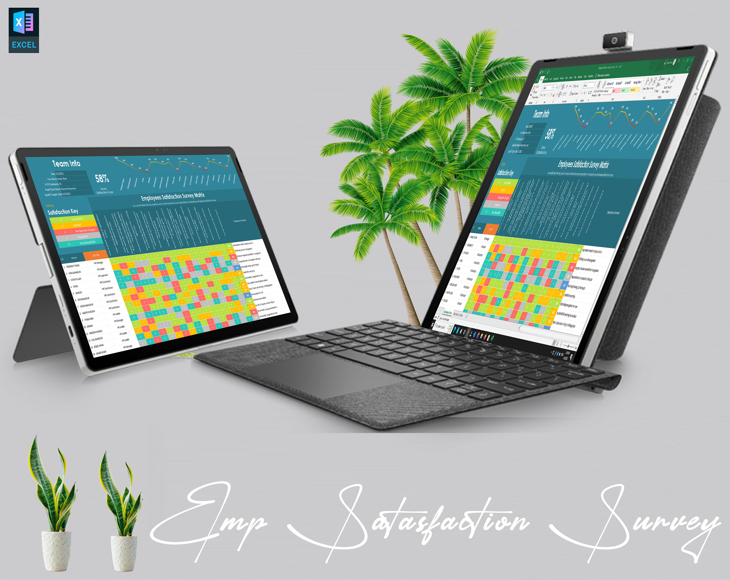 Employee Satisfaction Survey Matrix | Job Satisfaction | Workplace ...