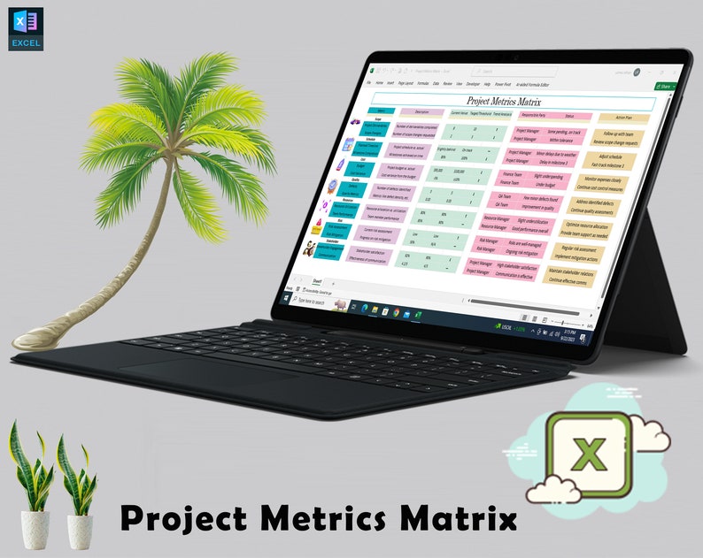 Project Metrics Matrix for Effective Analysis and Reporting Project ...