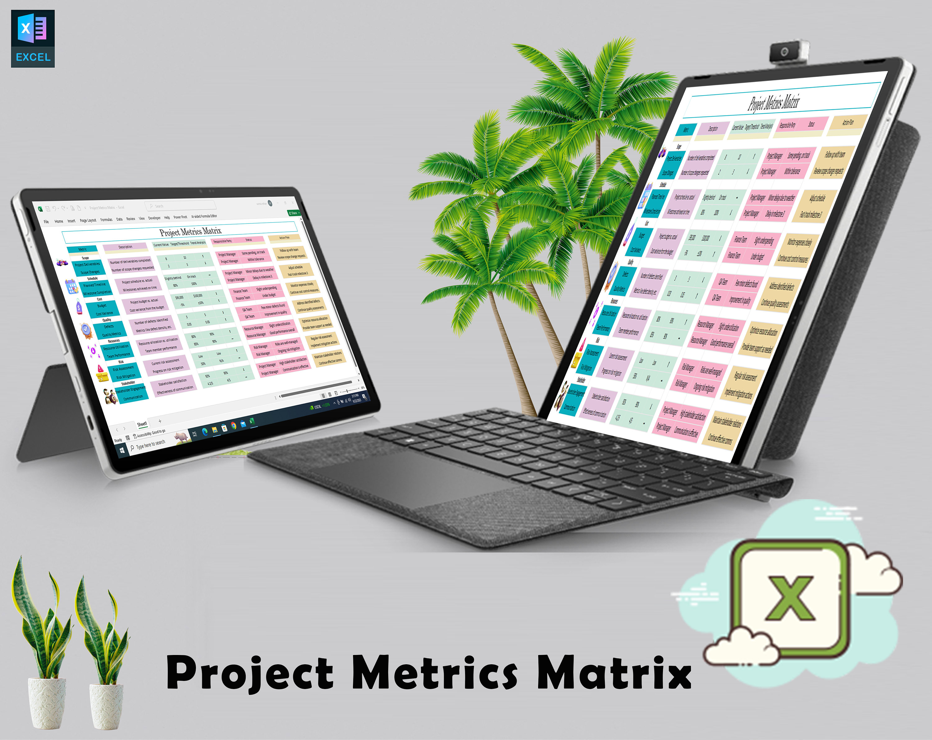Project Metrics Matrix for Effective Analysis and Reporting Project ...