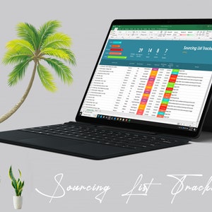 Sources Tracking Template | Recruiter Tracker | Recruiter Template | HR ...