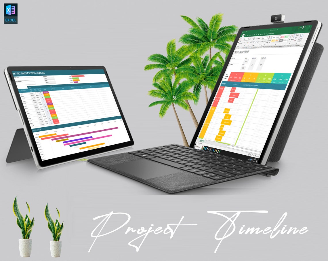 Project Timeline Template | Project Management System | Project ...