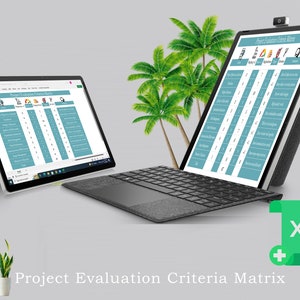 Project Evaluation Criteria Matrix | Project Management | Project ...