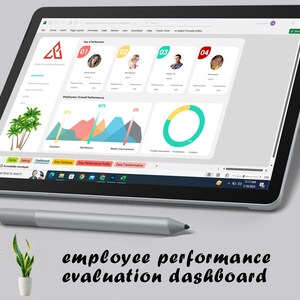 Employees Performance Evaluation Dashboard | Performance Appraisal ...