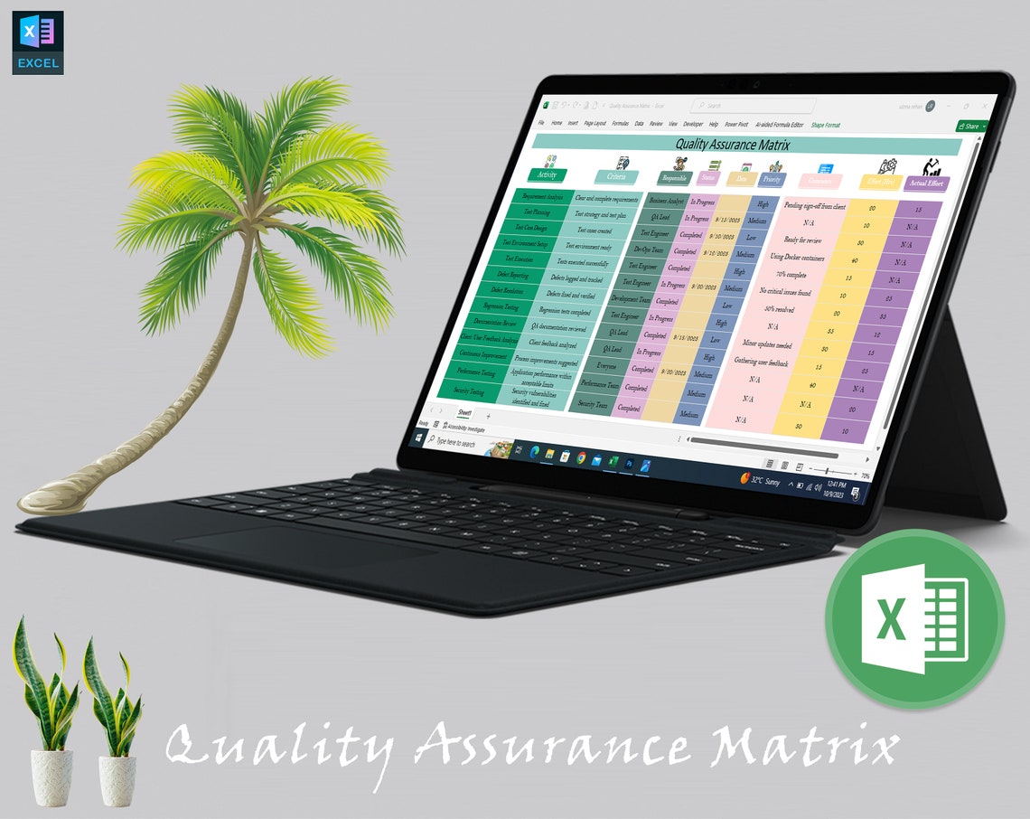 Quality Assurance Matrix | Quality Management System | Quality Control ...
