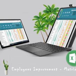 Employees Skill & Proficiency Improvement Matrix | Human Resources Form ...
