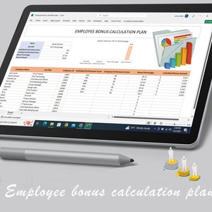 Employees Bonus Calculation Planner | Employee Performance | Human ...