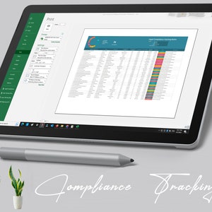 Legal Compliance Tracking Matrix Template | Legal Legislations Tracker ...