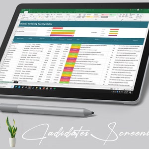 Candidate Screening Tracker | Recruiter Tracker | Recruitment Tracker ...