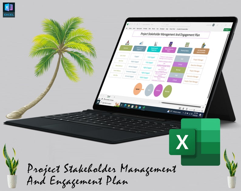 Project Stakeholders Management & Engagement Plan Template | Project ...