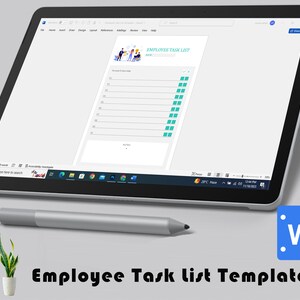 Editable Employee Task List | Task Management | Employee Task ...