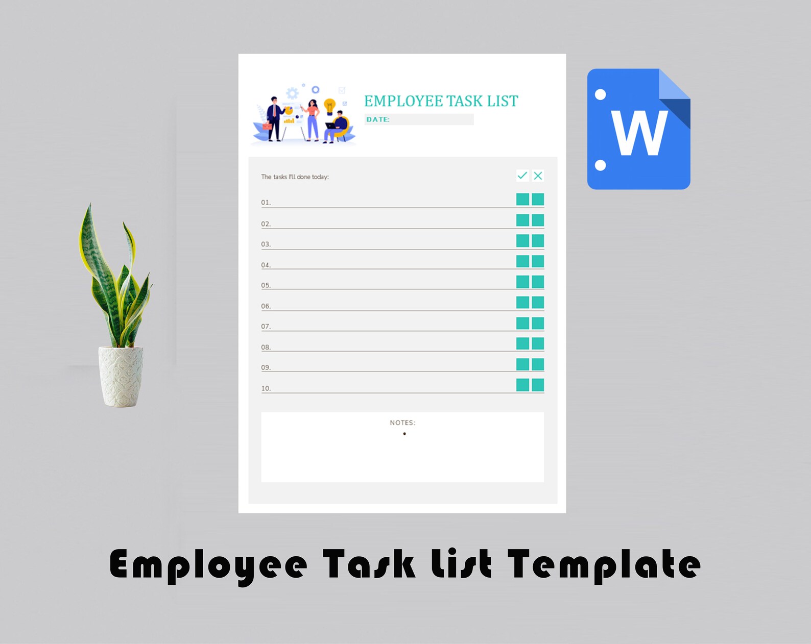 Editable Employee Task List | Task Management | Employee Task ...