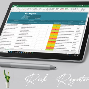 Risk Register Template | Risks Tracker Microsoft Excel Template | Risk ...