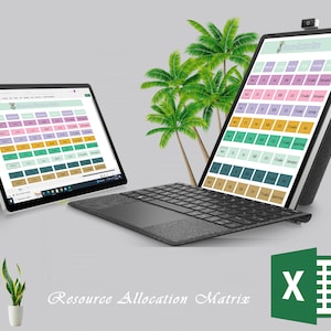 Resource Allocation Matrix for Efficient Project Planning and - Etsy