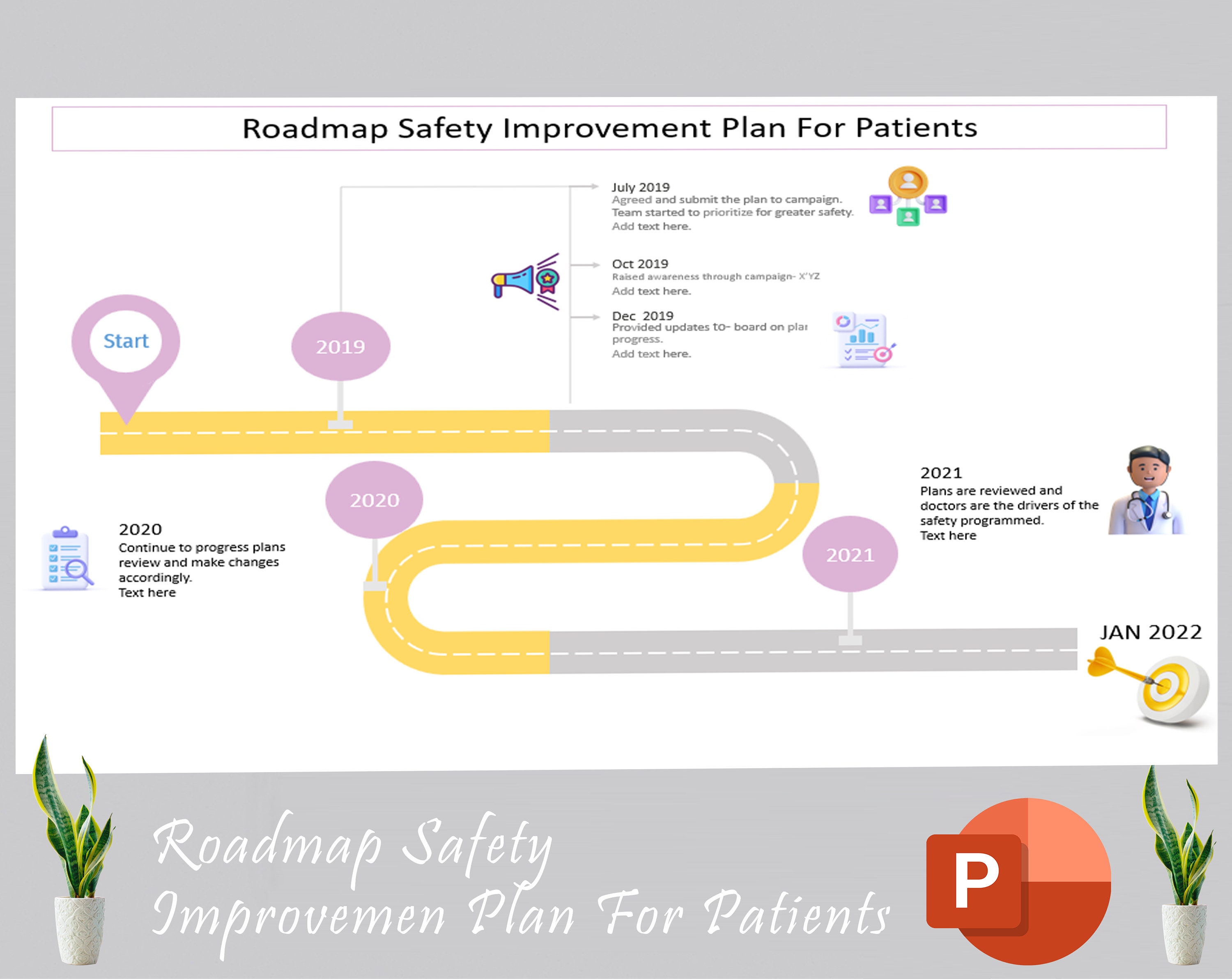 Safety Improvement Plan Roadmap Template | Health and Safety Policies ...