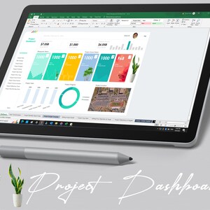 Project Dashboard | Project Management Template in Microsoft Excel ...