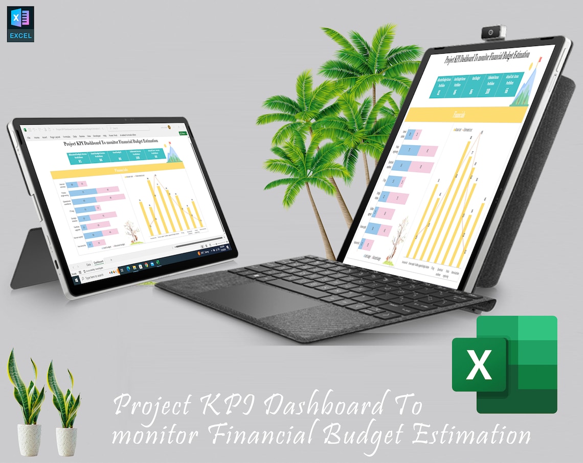 Project Budget Monitoring Dashboard Project Management Tools Project ...