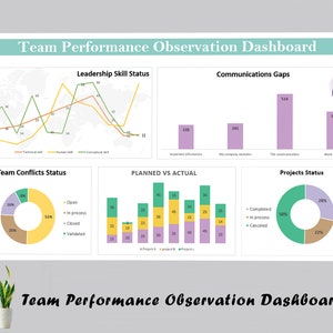 Team Performance Observation Dashboard Performance Review Employee ...