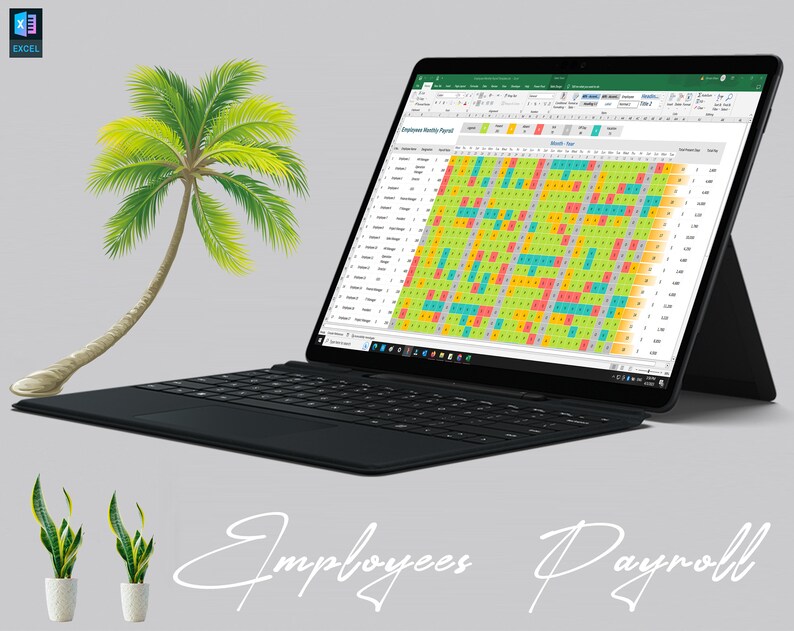 Employee Payroll | Payroll Template Excel | Payroll Spreadsheet ...