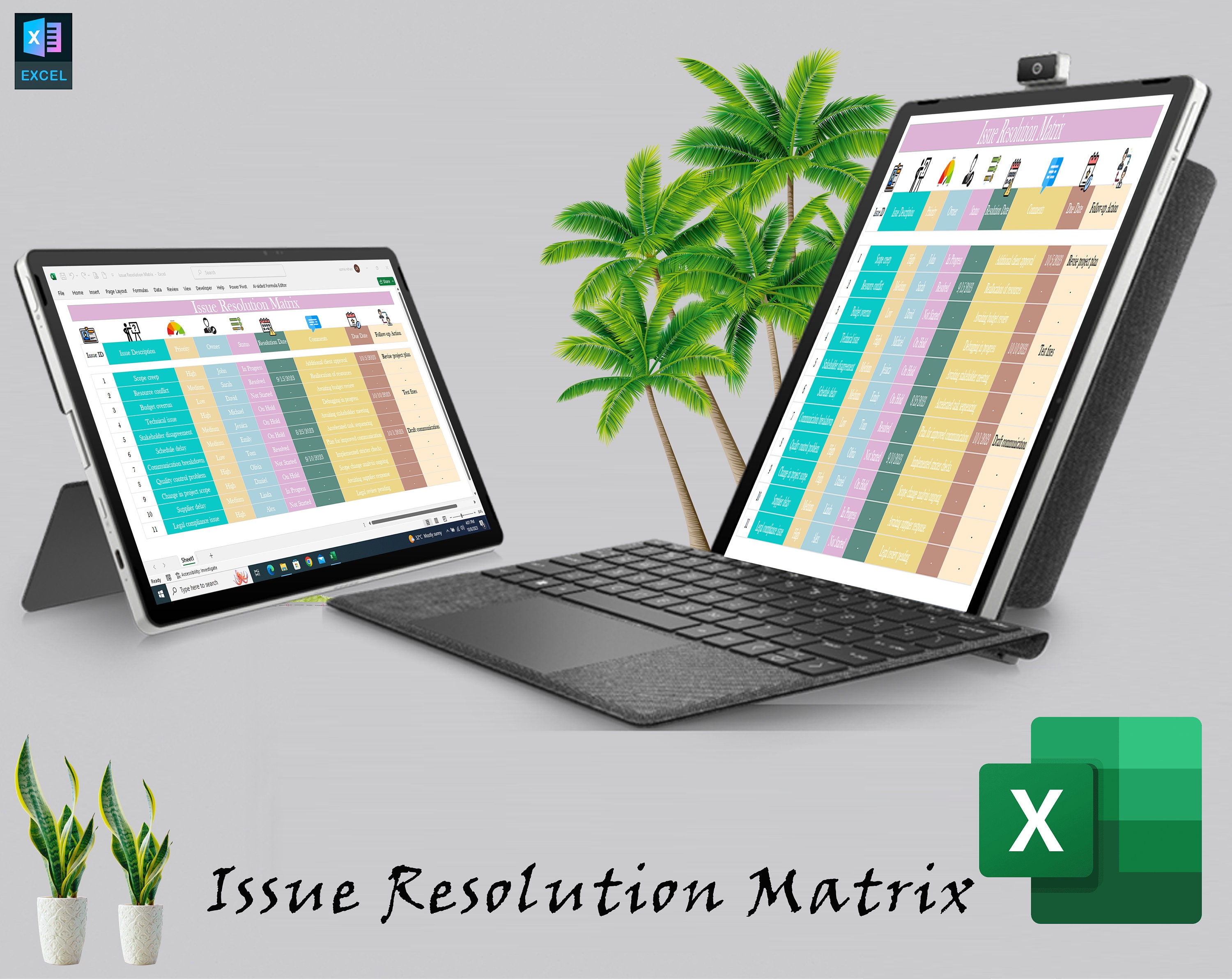 Problem Solving Matrix Issue Resolution Matrix Comprehensive Matrix