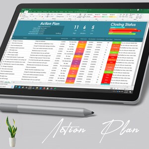 Action Plan Template | Task Tracker | Action Plan Form | Action Plan ...